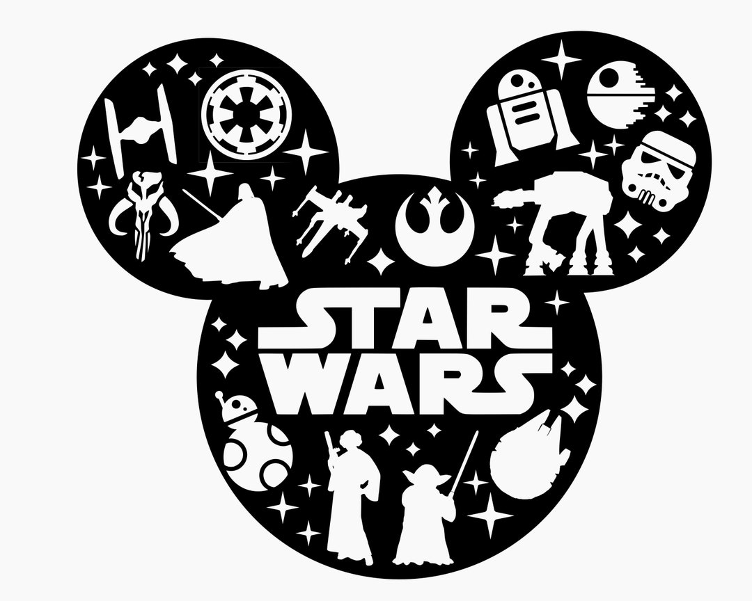 Star Wars Mickey SVG, Hollywood Studios Svg, Galaxy Edge Collage Svg ...