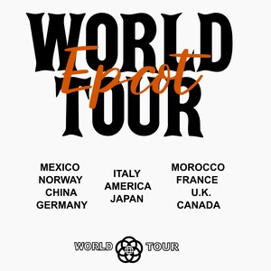 Epcot World Tour Svg, Epcot Drink Around the World Svg, Family Vacation ...