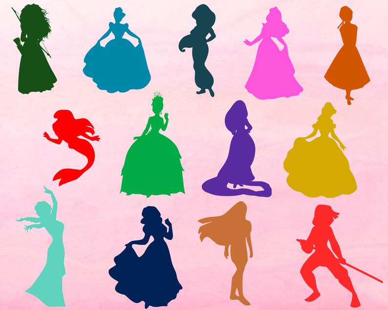 Princess SVG Bundle Princess Cut Files for Cricut - Etsy