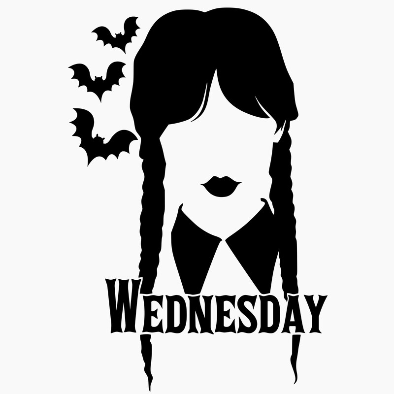 Wednesday Svg - Etsy