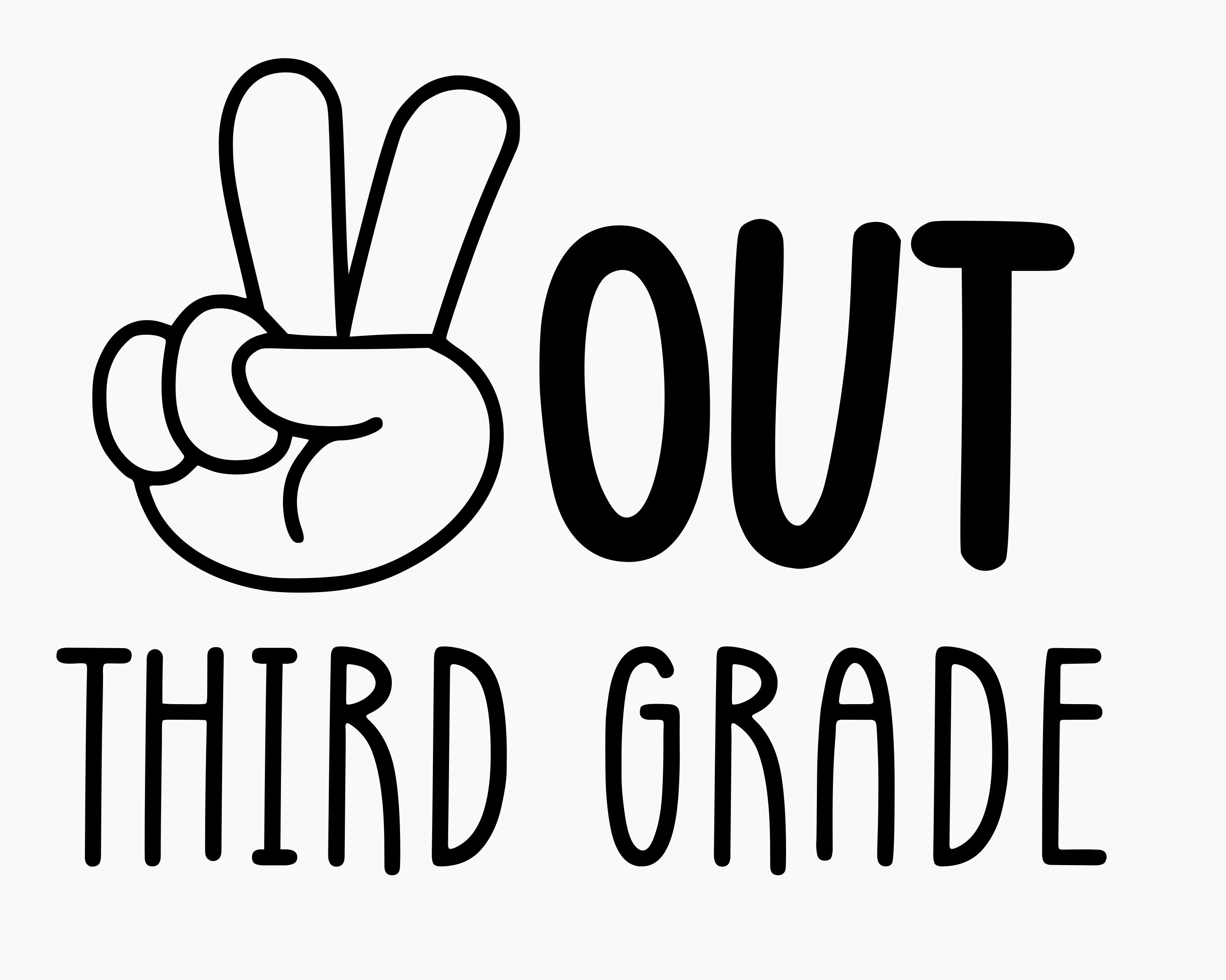 Peace Out Third Grade Svg Last Day of Third Grade Svg 3rd - Etsy