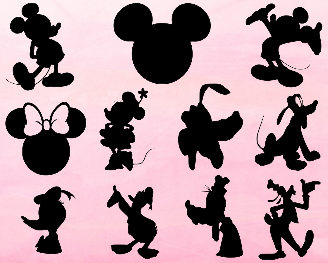 Mickey and Friends SVG Bundle, SVG Files for Cricut and Silhouette ...