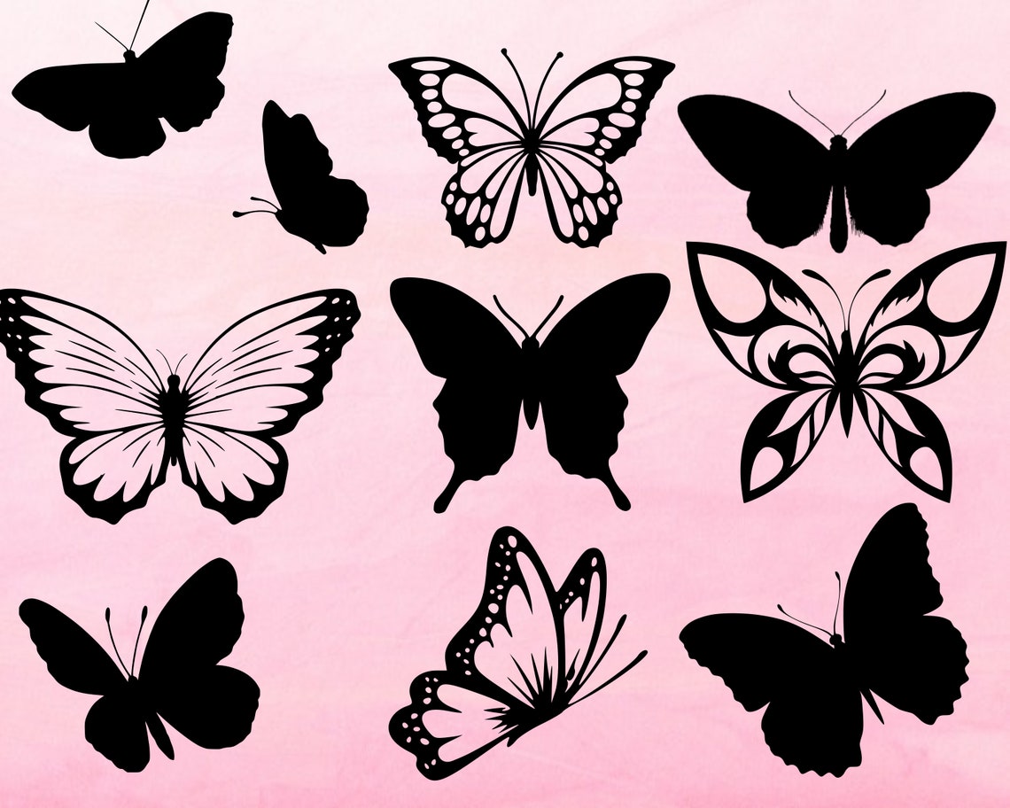 Butterfly SVG Bundle Butterfly svg files butterfly cut files | Etsy