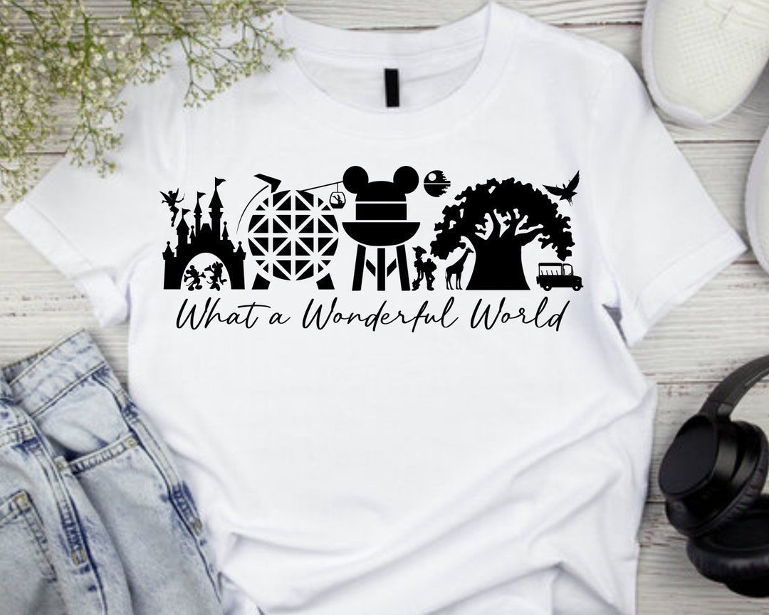 What a Wonderful World Svg, Family Vacation Svg, Png, Dxf, Eps, Cutting ...