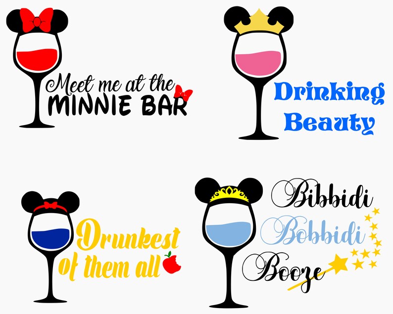 Princess Drinks Svg Epcot Drinking Around the World Svg Png - Etsy
