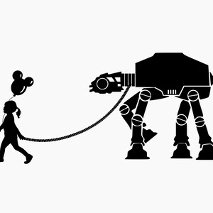 Kids Walking Atat SVG Bundle, Star Wars SVG, Star Wars Png, Hollywood ...