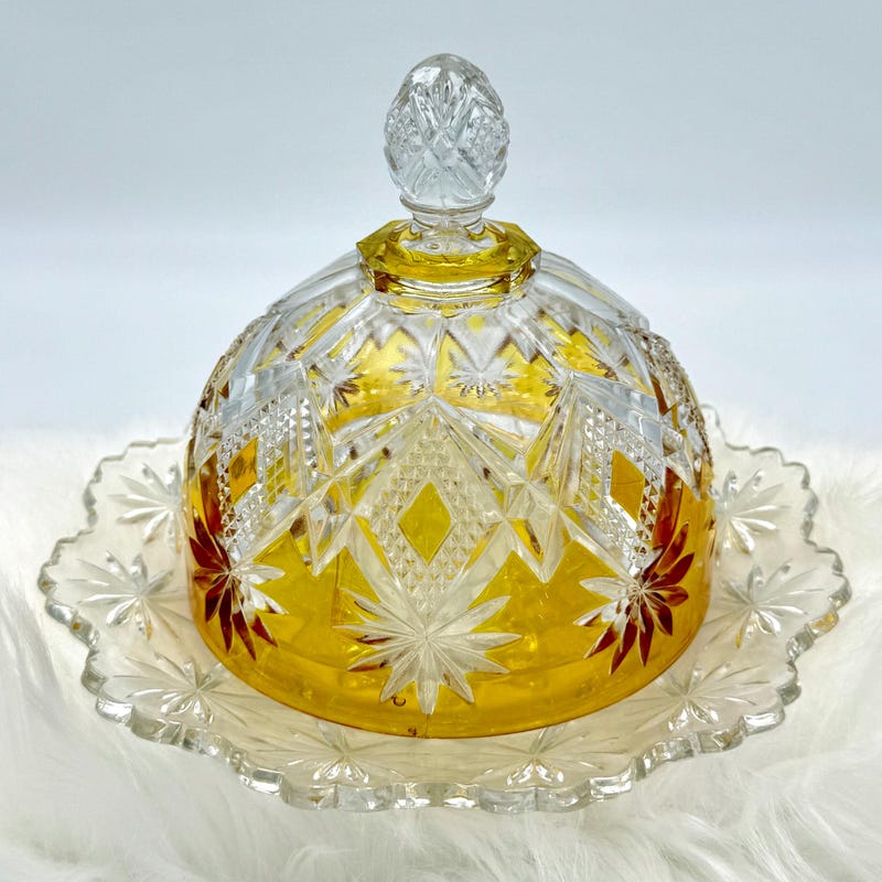 Eapg Covered Butter Dish - Etsy