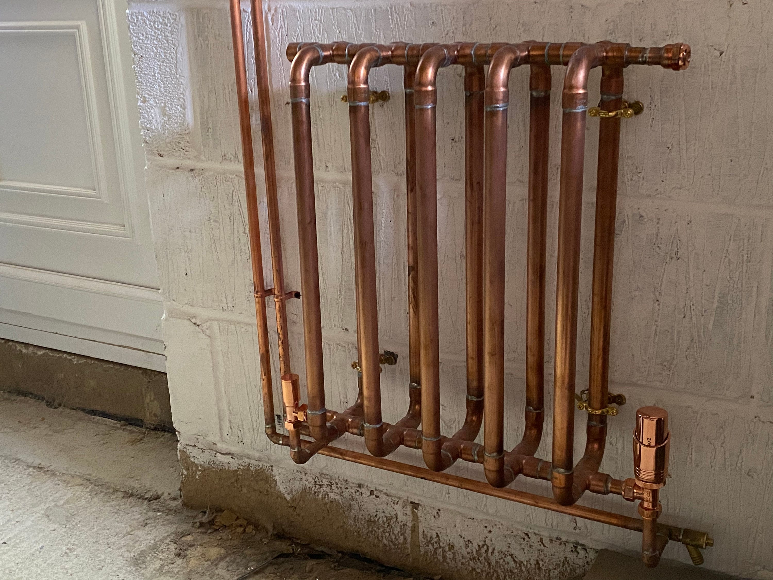 Copper Column Radiator - Etsy UK