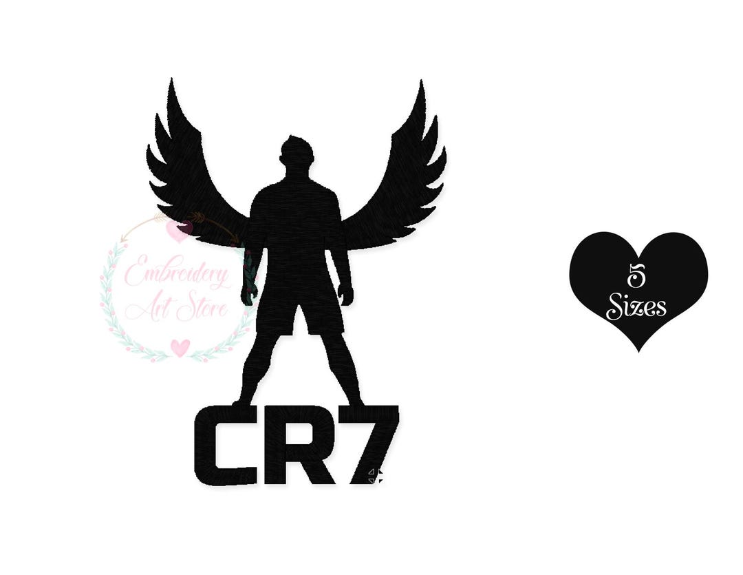 Cristiano Ronaldo CR7 Machine Embroidery Design, Cristiano Ronaldo ...
