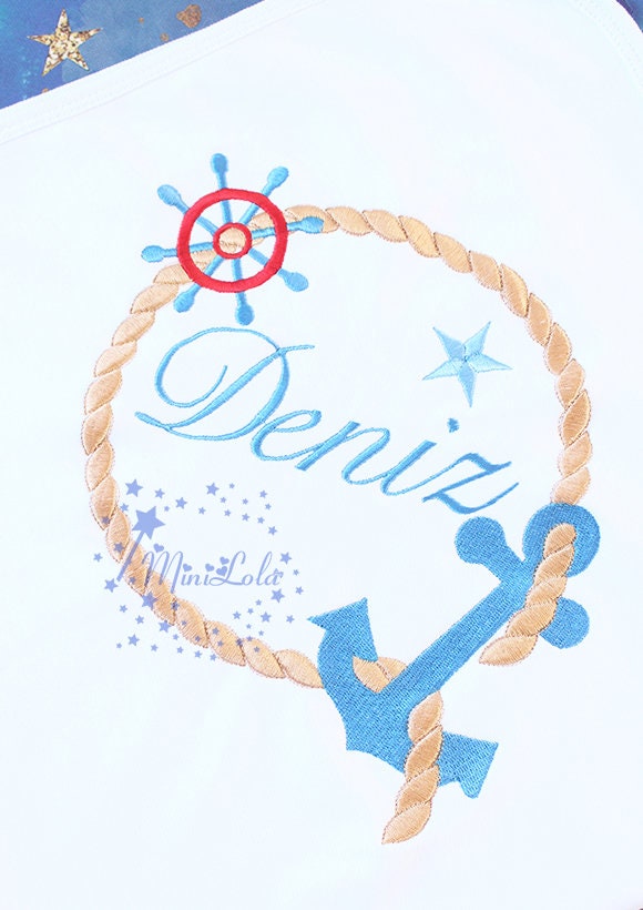 Anchor Machine Embroidery Design Anchor and Rope Embroidery - Etsy