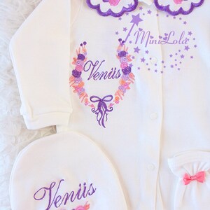 Roses Baby Collar Machine Embroidery Design, Applique Baby Collar ...