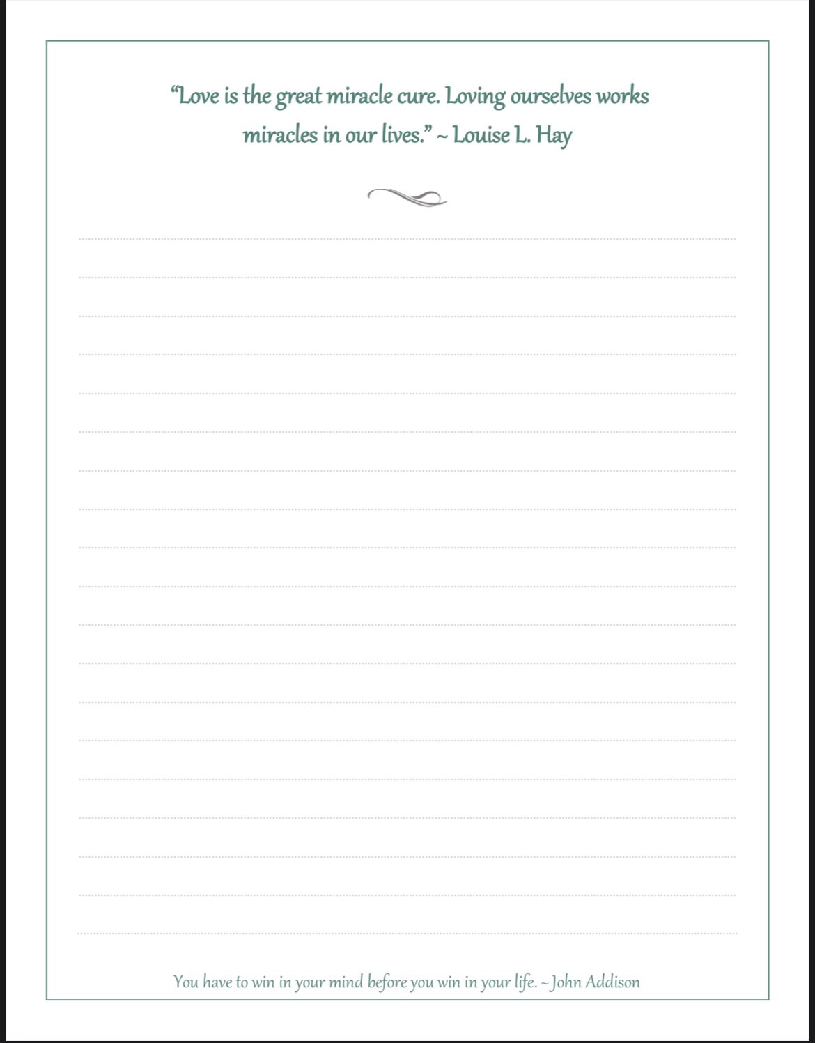 Cultivating Positivity: Your Printable Digital Affirmation Journal - Etsy