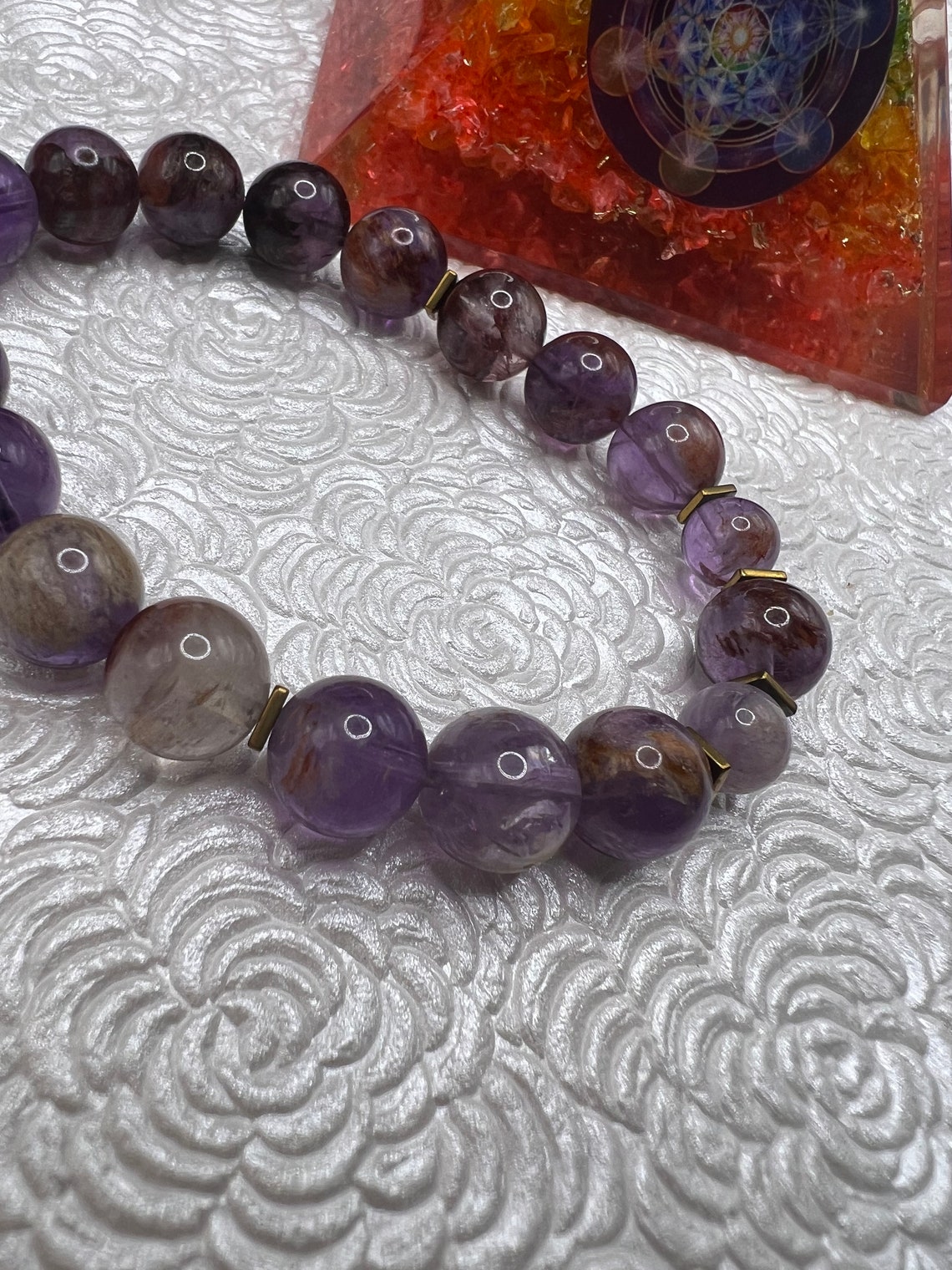 Custom Super Seven Crystal Bracelet - Etsy