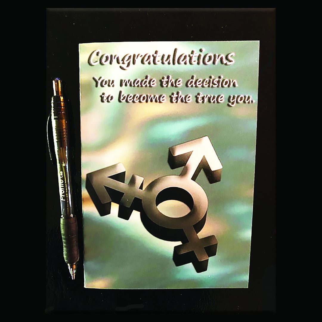 Transgender Card FREE SHIPPING - Etsy Canada