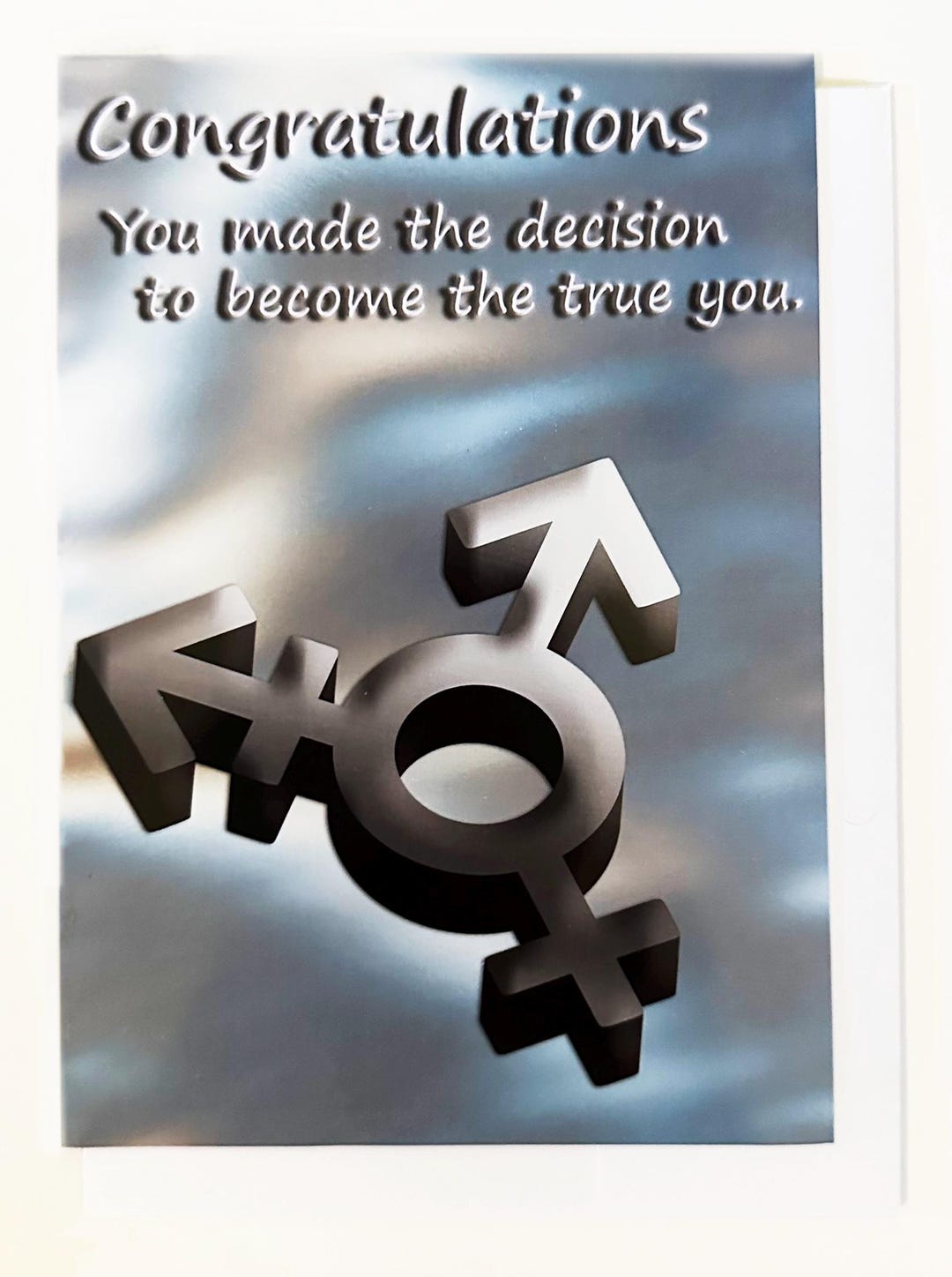 Transgender Card With Envelope Unique Artwork Inside - Etsy