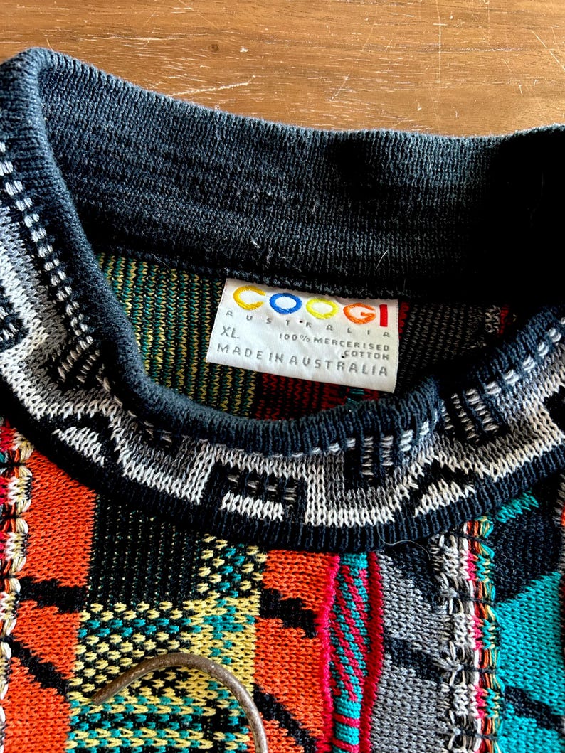 1990s Coogi Sweater From Australia Men’s Size Xlarge Oversized Fit - Etsy