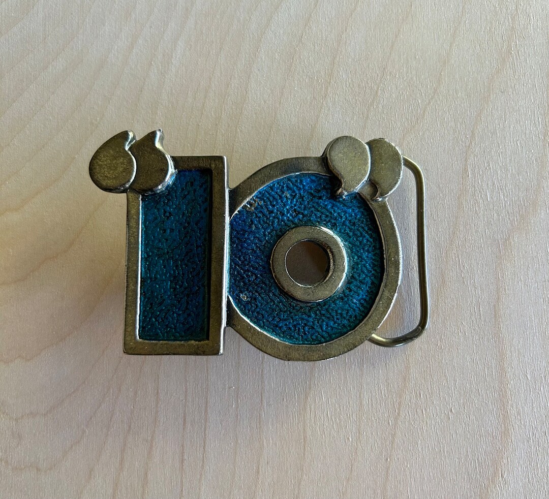 Vintage 1980s Perfect “10” Vintage Belt Buckle the Great American ...