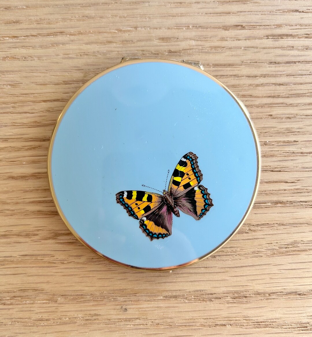 Stratton England Vintage Loose Powder Compact Butterfly Design - Etsy