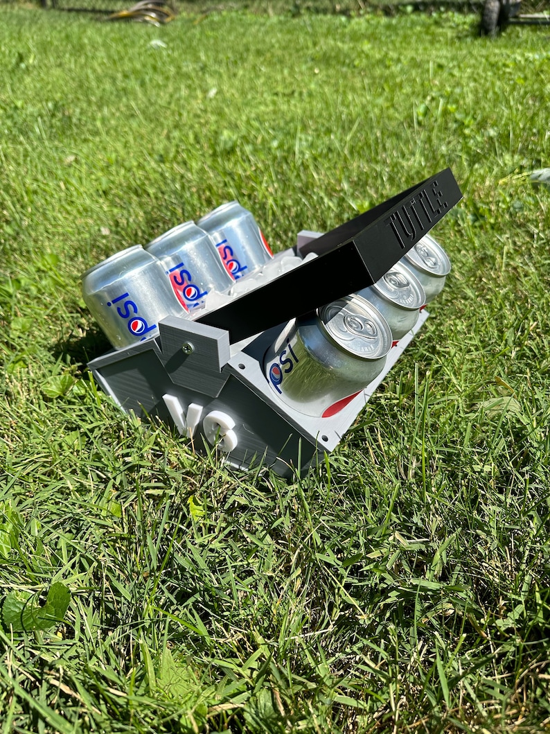 V6 Engine Block Cooler - 6 Cans + Ice, Perfect Gift for Car Guys, Man ...