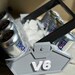 V6 Engine Block Cooler - 6 Cans + Ice, Perfect Gift for Car Guys, Man ...