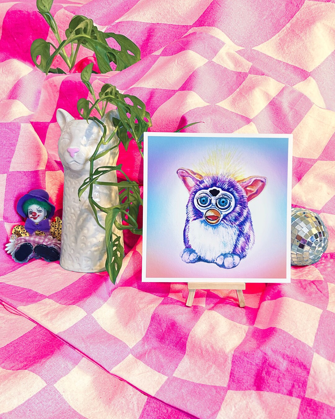 Furby Painting - Original, Quality Archival Giclée Art Print - Etsy