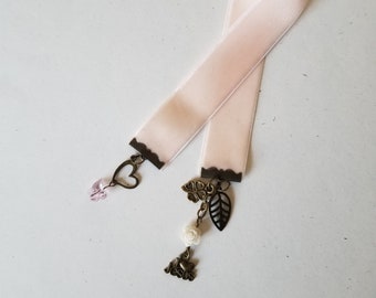 Pink Ribbon Bookmark | Etsy