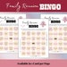 Family Reunion Bingo, Find the Guest Bingo, Team Building Games, Ice ...