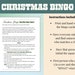 Printable Christmas Bingo With 30 Unique Cards, Find the Guest Bingo ...