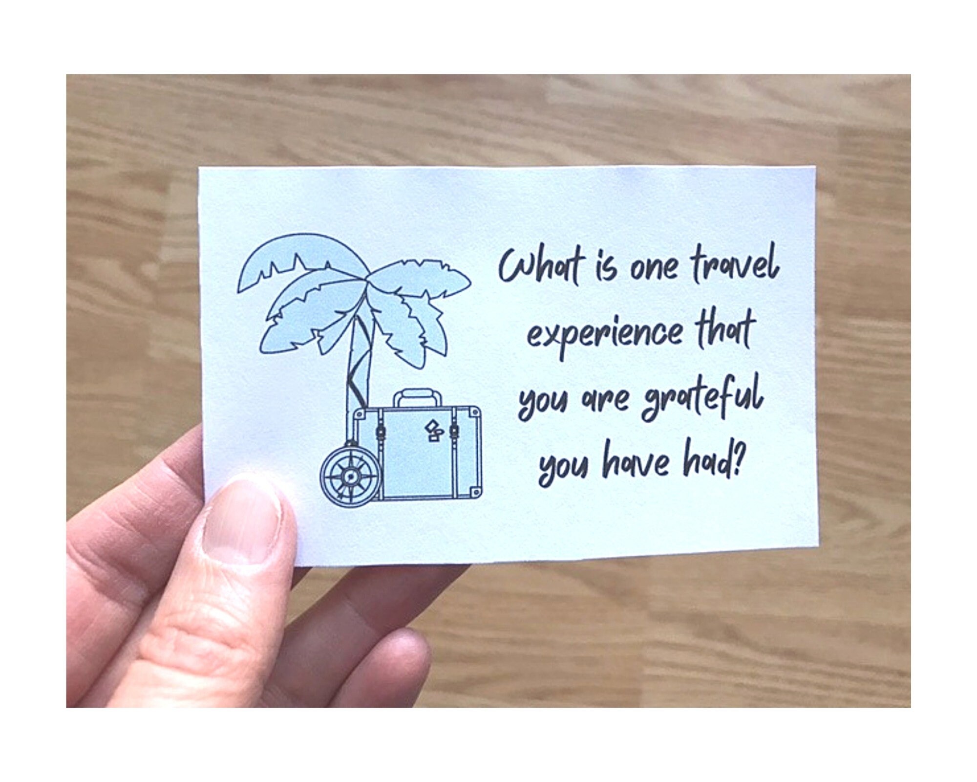 102 Travel Themed Conversation Starter Cards, Party Games, Vacation ...