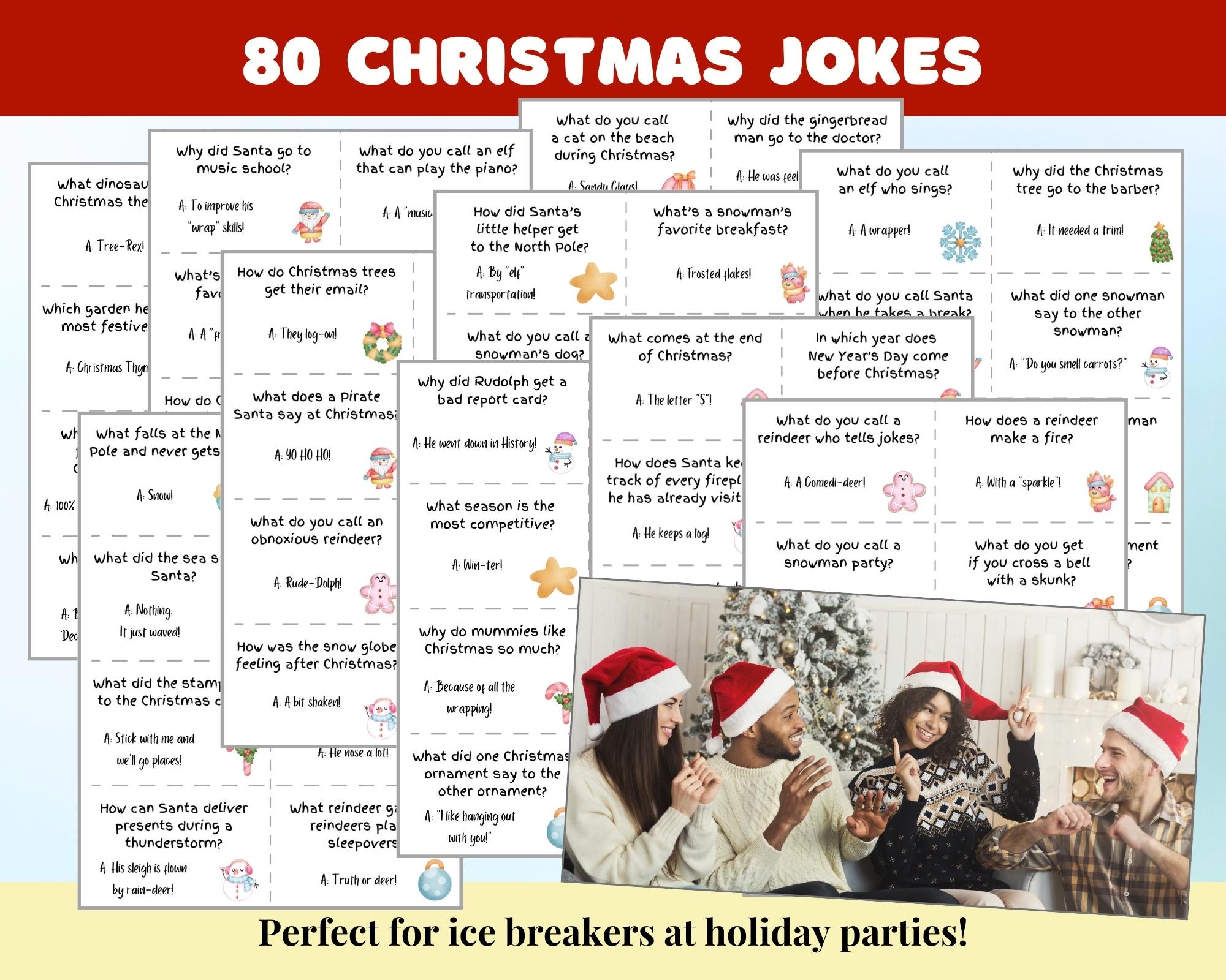 80 Christmas Jokes and Riddles, Riddles for Kids, Elf Jokes, Christmas ...