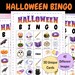 30 Halloween Bingo Cards – Perfect for Classroom Halloween Party Games ...
