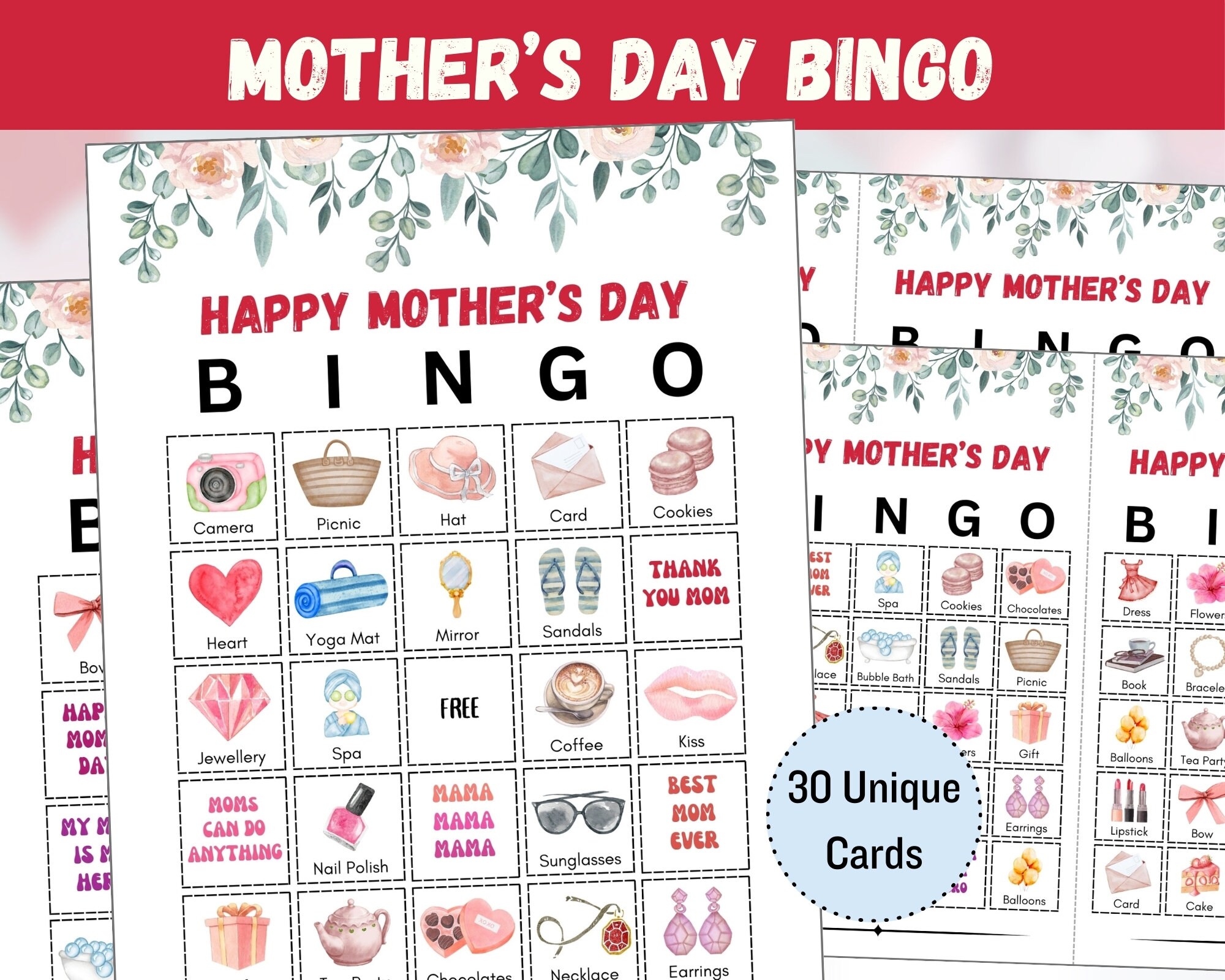 Mother's Day Bingo for Classroom, Mother’s Day Activity, Mothers Day ...