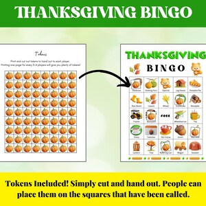 30 Thanksgiving Bingo Cards, Friendsgiving Games, Thanksgiving Games at ...