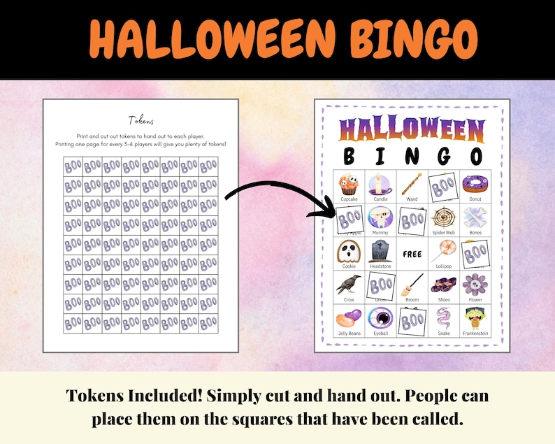 30 Halloween Bingo Cards – Perfect for Classroom Halloween Party Games ...