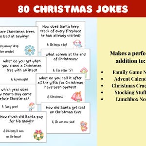 80 Christmas Jokes and Riddles, Riddles for Kids, Elf Jokes, Christmas ...