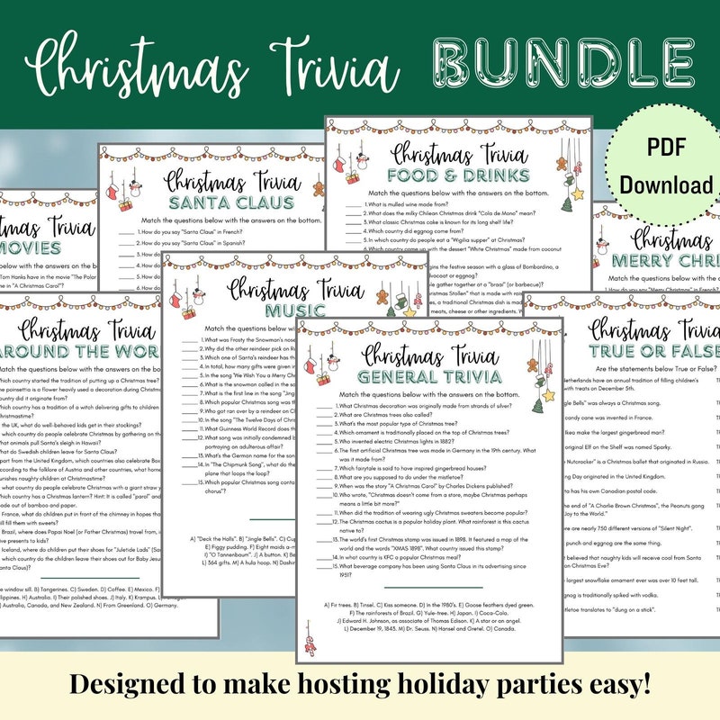 Trivia Night Decor - Etsy