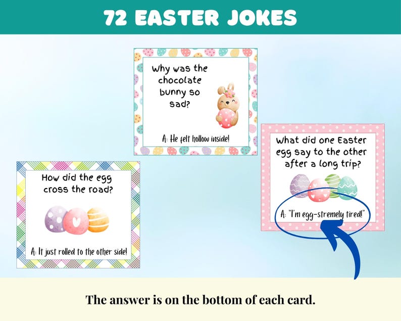 72 Easter Jokes That Are Perfect for Easter Egg Hunts, Easter Basket ...