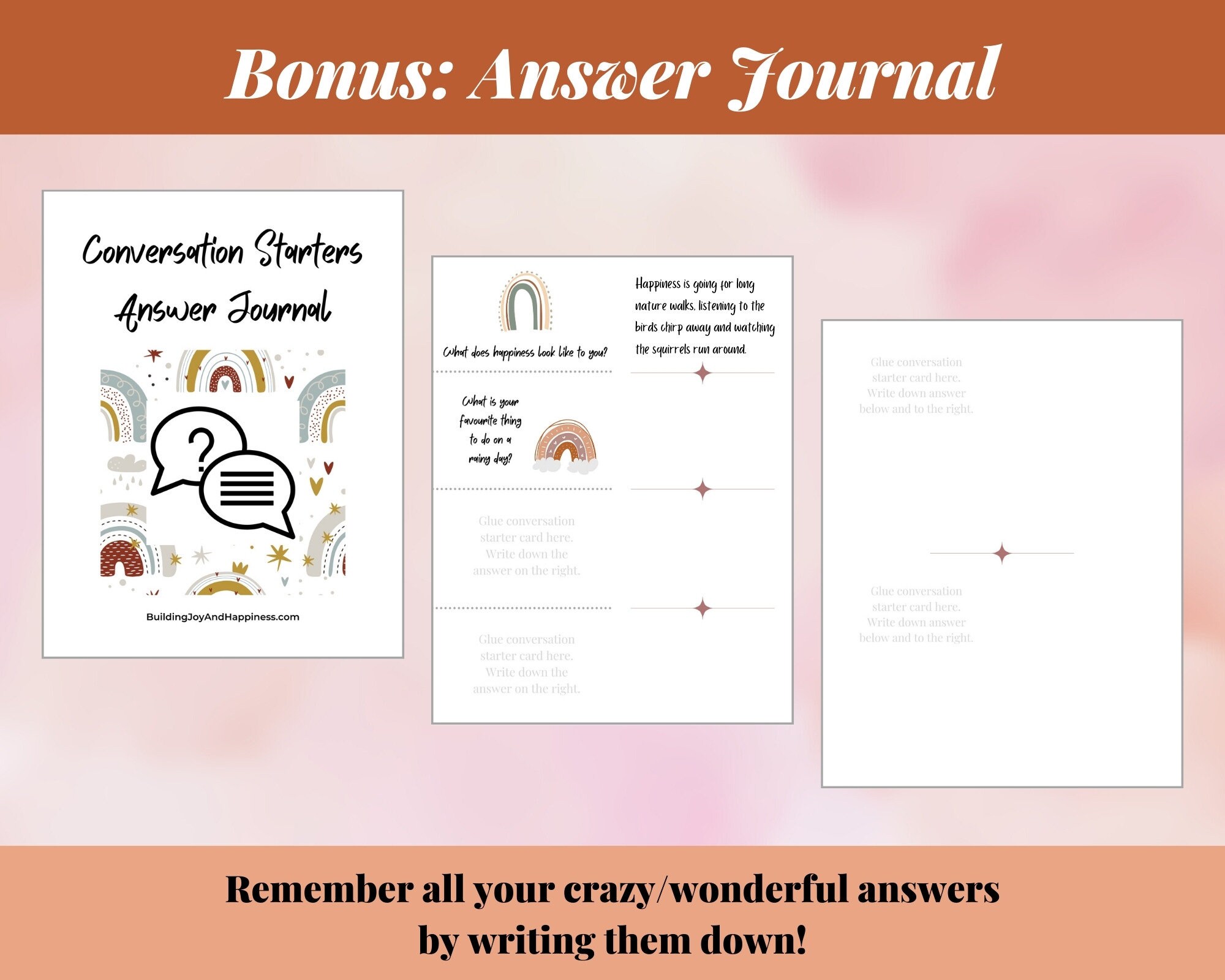 102 Conversation Cards in a Boho Design, Ice Breaker Games, Team ...