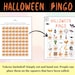 Halloween Bingo, 30 Unique Fall Bingo Cards – Perfect for Classroom ...