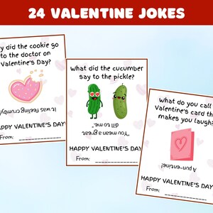 24 Valentine Jokes for Kids, Valentine's Day Cards, Preschool Valentine ...