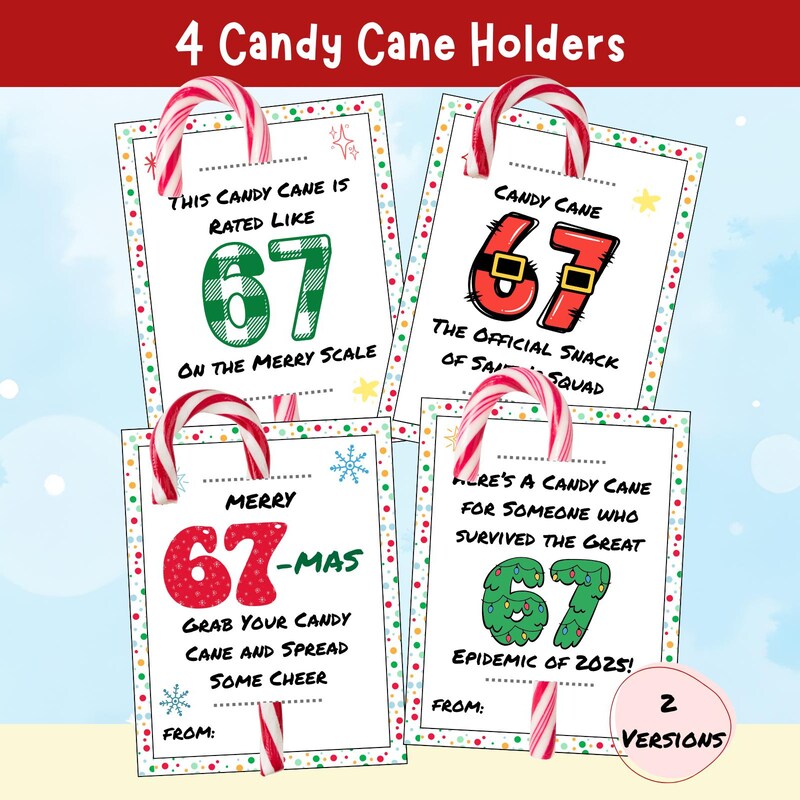 6 7 Candy Cane - Etsy