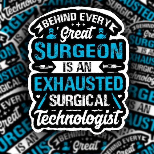 Surgical Tech Custom Decal Medical Sticker Nurse Car Vinyl - Etsy