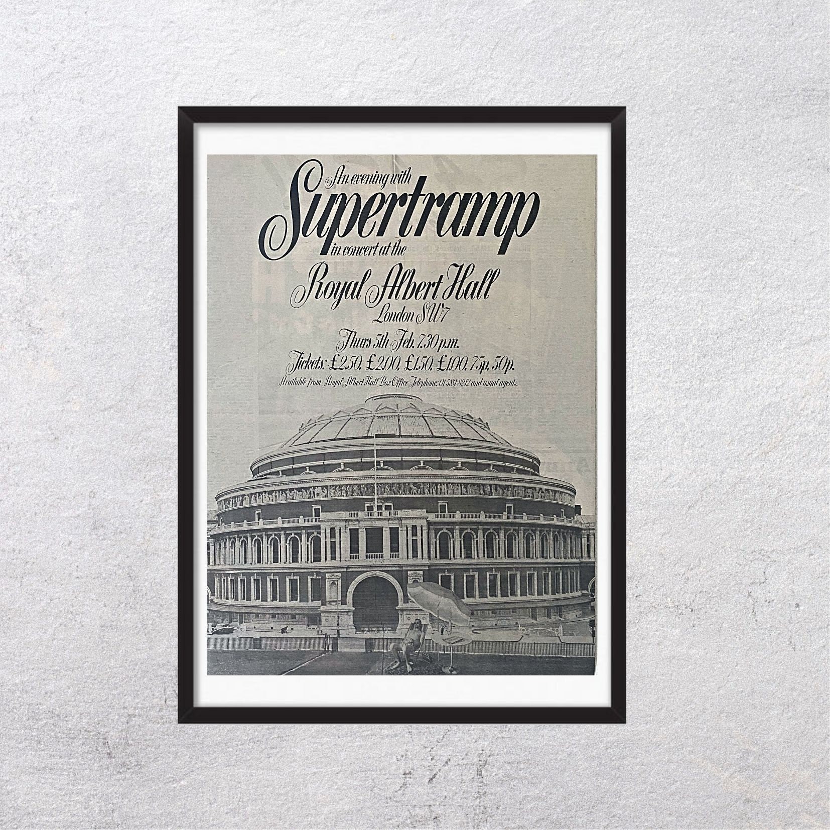 SUPERTRAMP 1976 - in Concert 1976 London - Original, Authentic, Promo ...