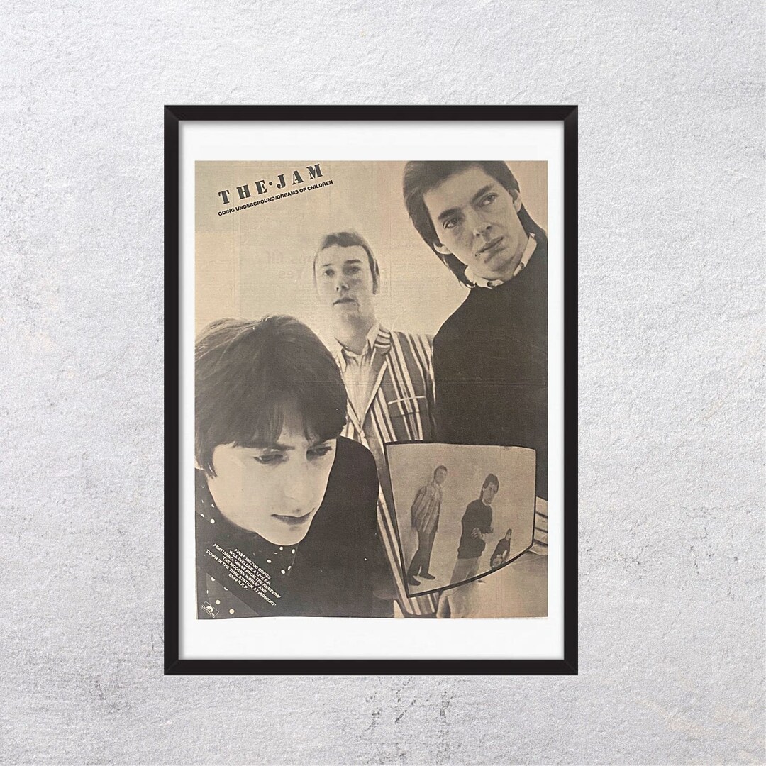 THE JAM - Going Underground, Dreams of Children 1980 Melody Maker - Original, Authentic, Promo ...
