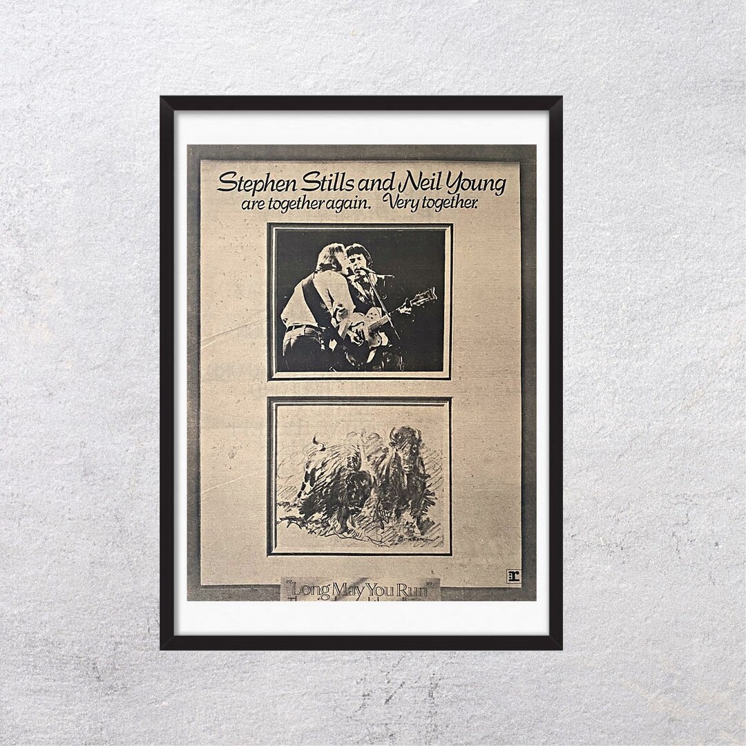 Stephen Still & Neil Young STILL-YOUNG BAND Long May You Run 1976 ...