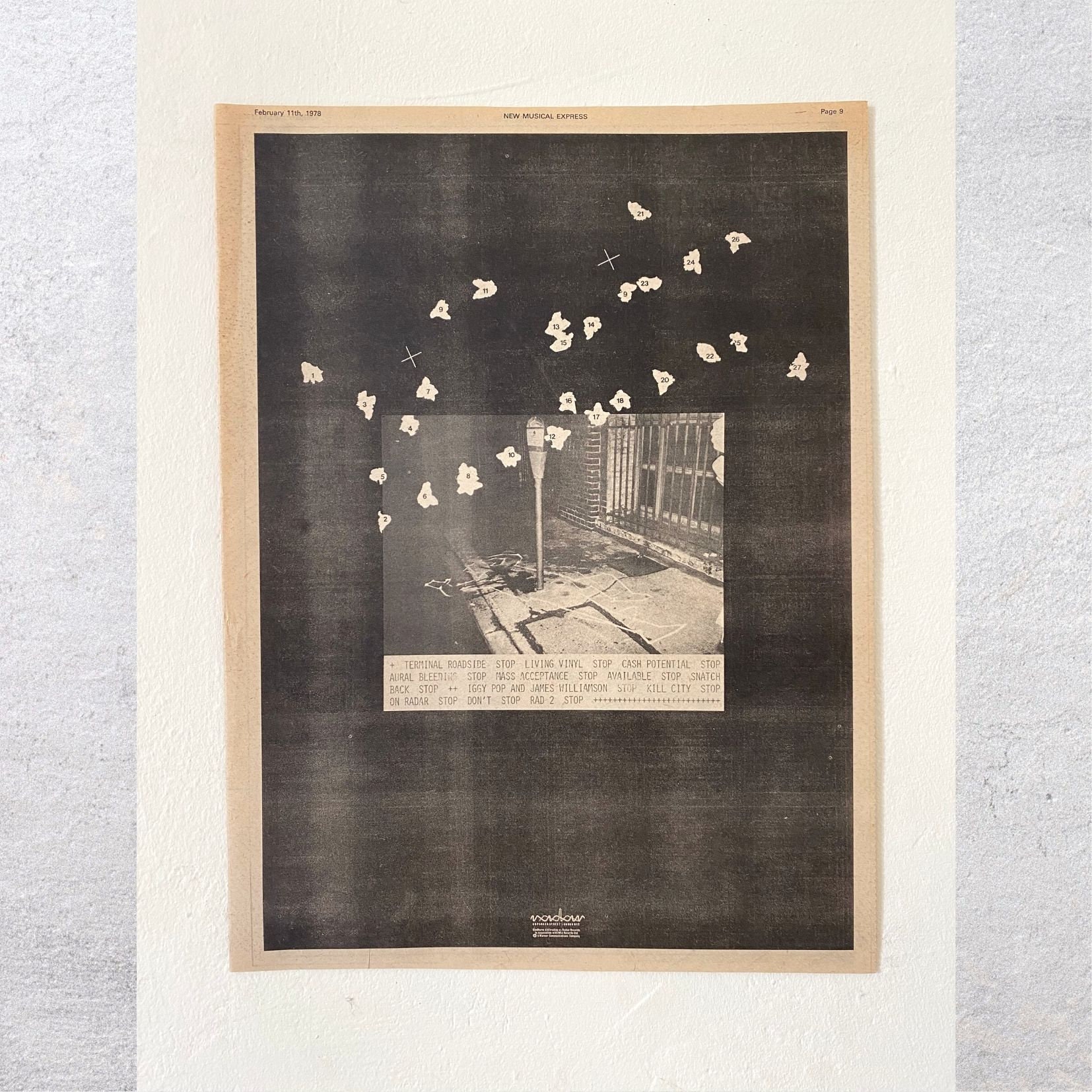 IGGY POP and James Williamson 1978 Kill City Original, Authentic, Promo ...