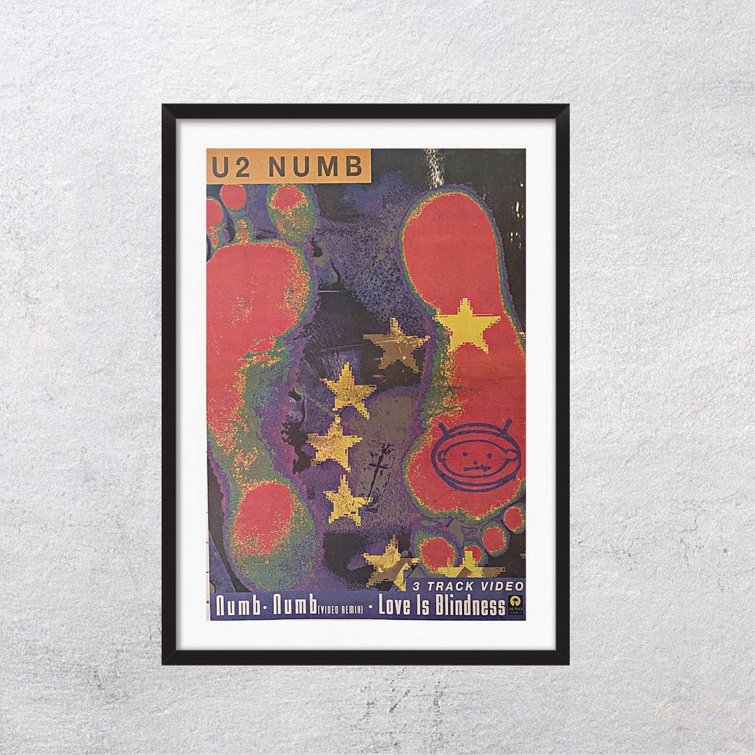 U2 NUMB 1993 Adv Page - Original, Poster, Advertising, Page, Magazine ...