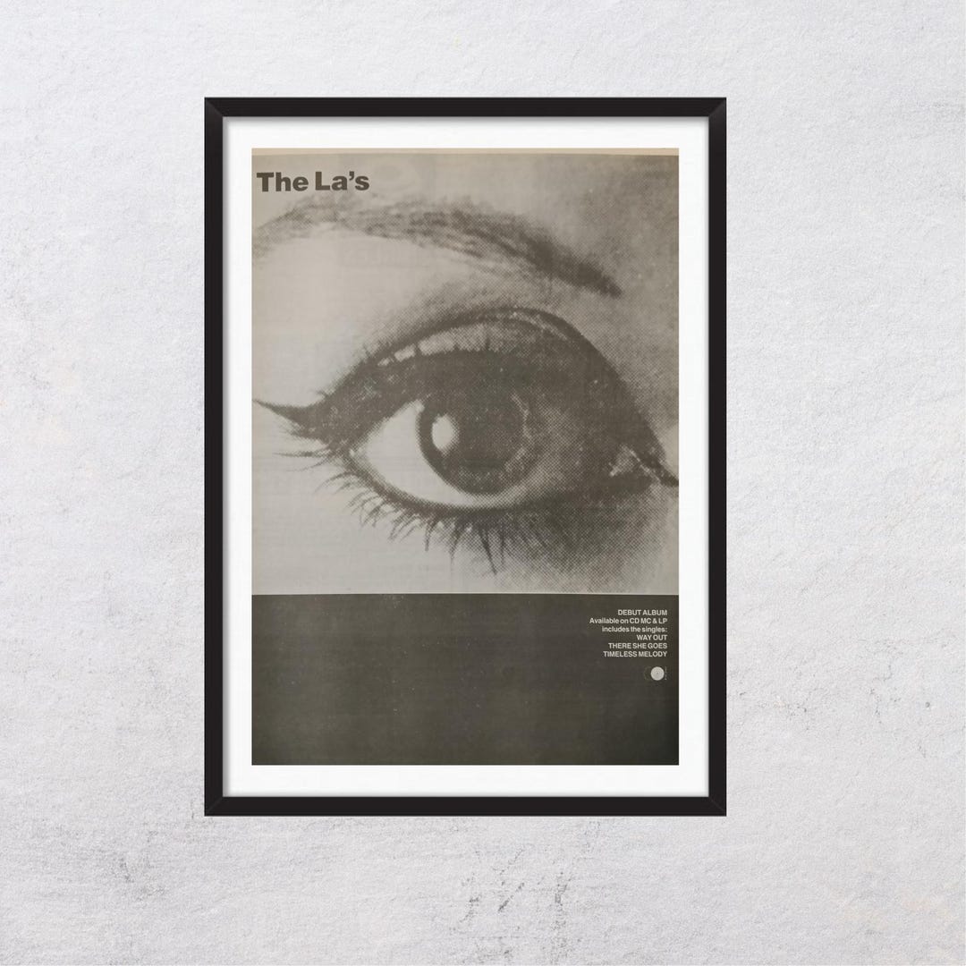 THE La's 1990 - the La's Vintage Music Magazine Ad J6 - Etsy