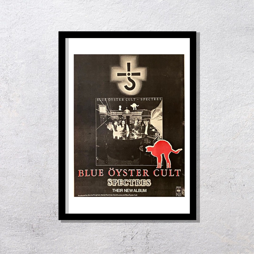 BLUE OYSTER CULT 1978 - Spectres - Original, Authentic, Promo Poster ...