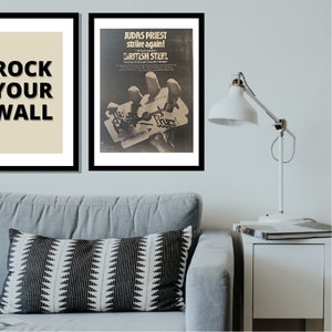 JUDAS PRIEST British Steel 1980 Melody Maker - Original, Authentic ...